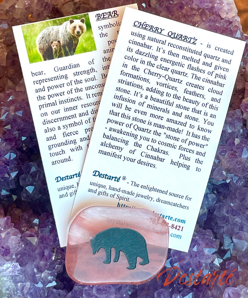 Bear Totem Animal Stones Comfort Stones Worry Stones Power - Etsy