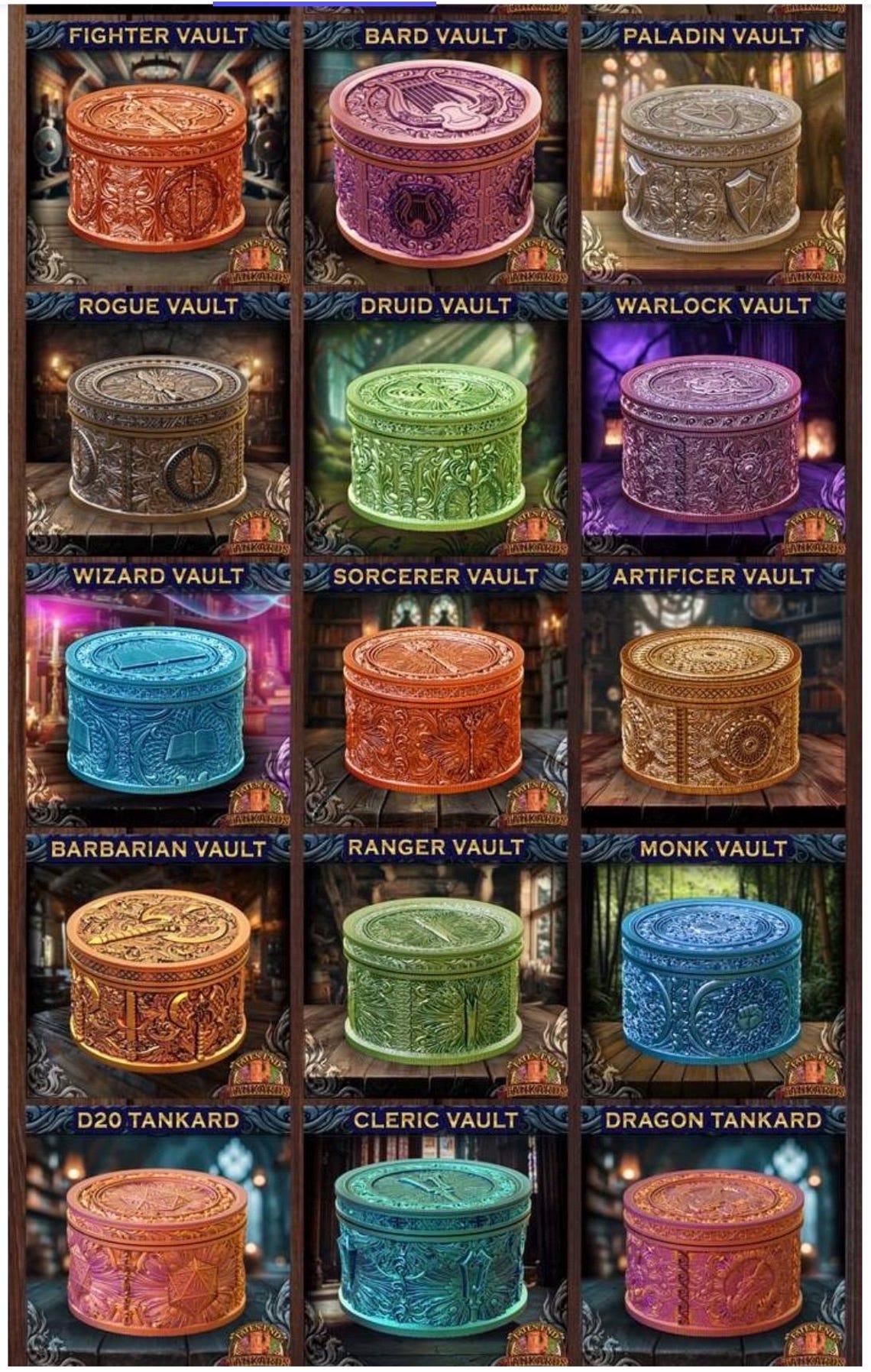 Dice Rolling Class Tankards for Dungeons & Dragons - Fates End - Etsy ...