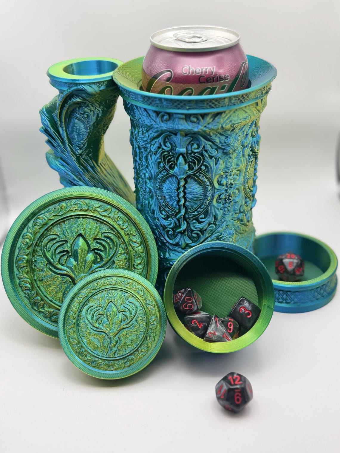 Dice Rolling Class Tankards for Dungeons & Dragons - Fates End - Etsy ...
