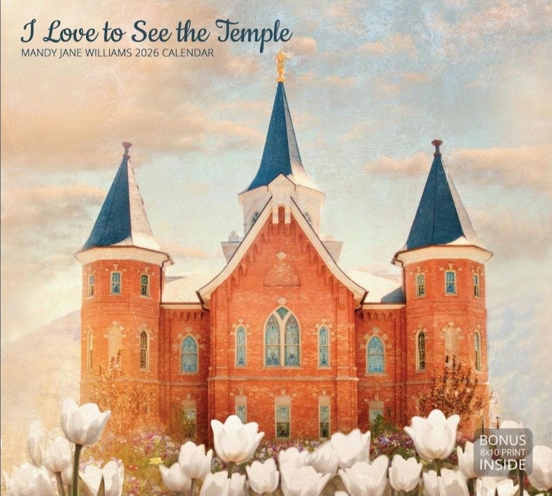 2026 I Love to See the Temple Kalender von Mandy Jane Williams - Etsy.de