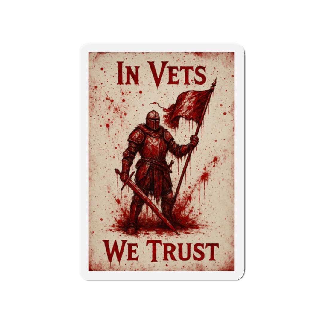 Medieval Knight Die-cut Magnet: Military Veteran Gift - Etsy