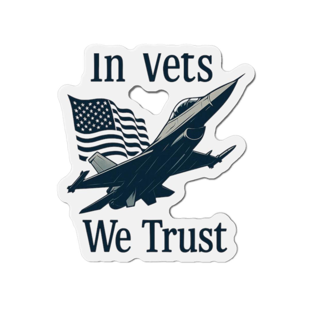 Patriot Fighter Jet Magnet: Military Gift, Veteran Decor - Etsy