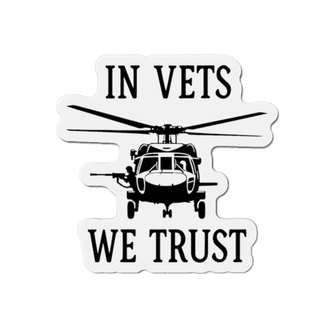In Vets We Trust Die-cut Magnet: Military Veteran Gift - Etsy