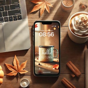 Cozy Autumn Phone Wallpapers | 30 Fall Backgrounds (digital Download ...