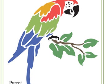 Parrot svg file | Etsy