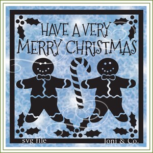 Christmas Glass Block SVG, Gingerbread Man Svg, Glass Blocks, Vinyl ...