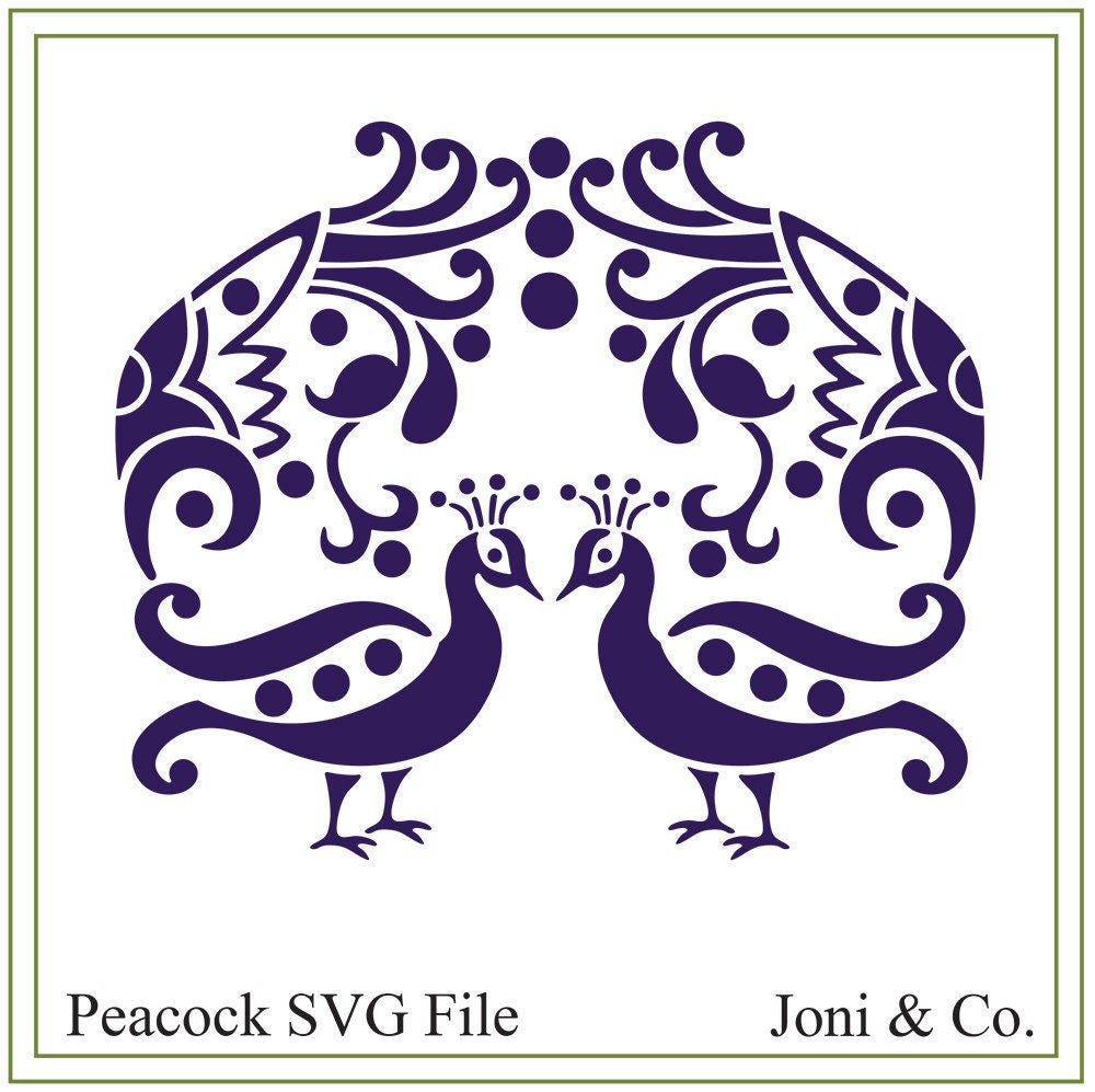 Peacock SVG Peacock cutting file Digital Peacock vinyl | Etsy