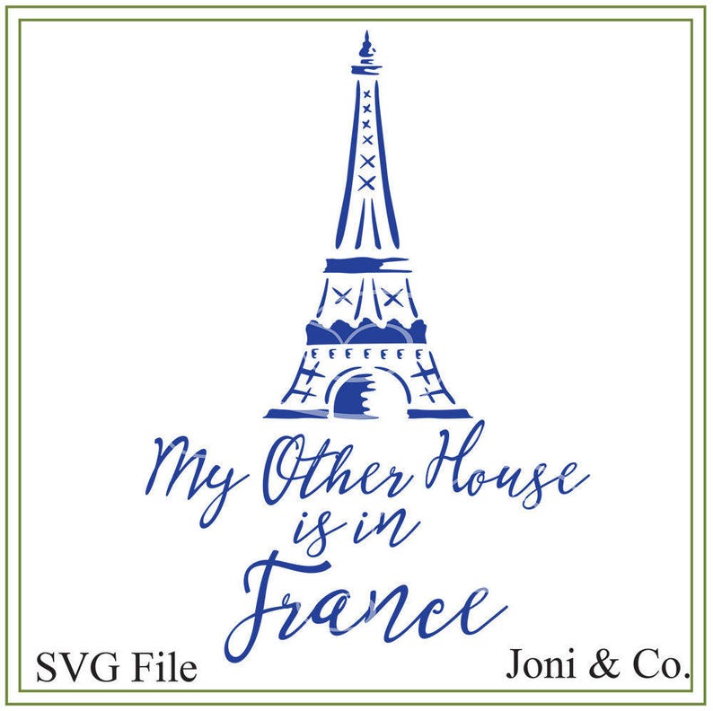 French Svg, French Cutting File, Use for Iron on Transfers, Printable ...