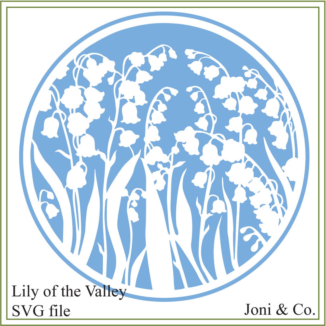 Lily of the Valley SVG, Flower Svg, Wedding Svg, Printable, Cards ...