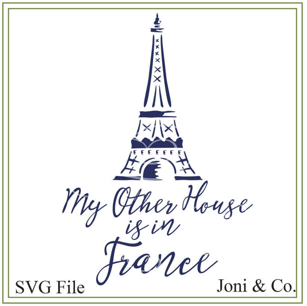 French Svg, French Cutting File, Use for Iron on Transfers, Printable ...