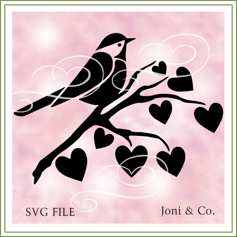 Bird svg Love svg Valentine SVG Wedding SVG vinyl cutting | Etsy