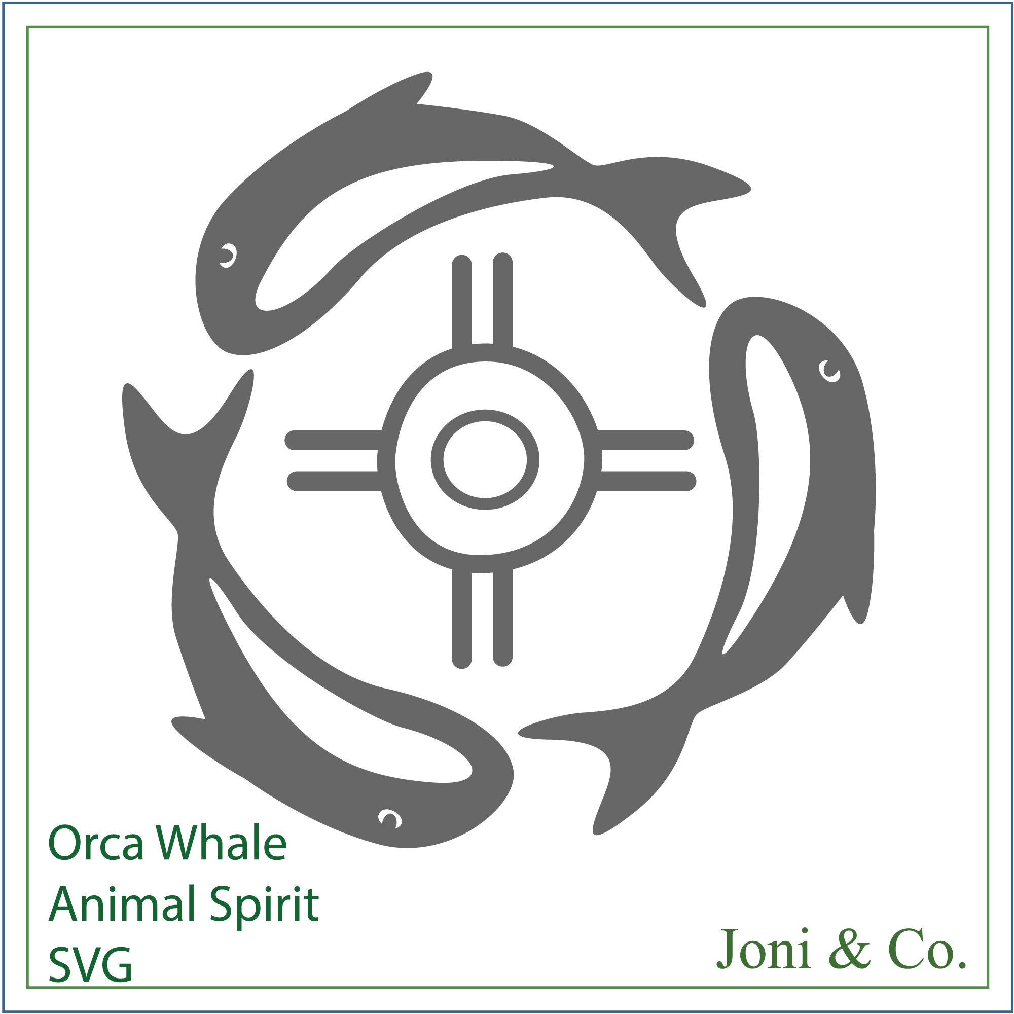 Native American Whale Totem