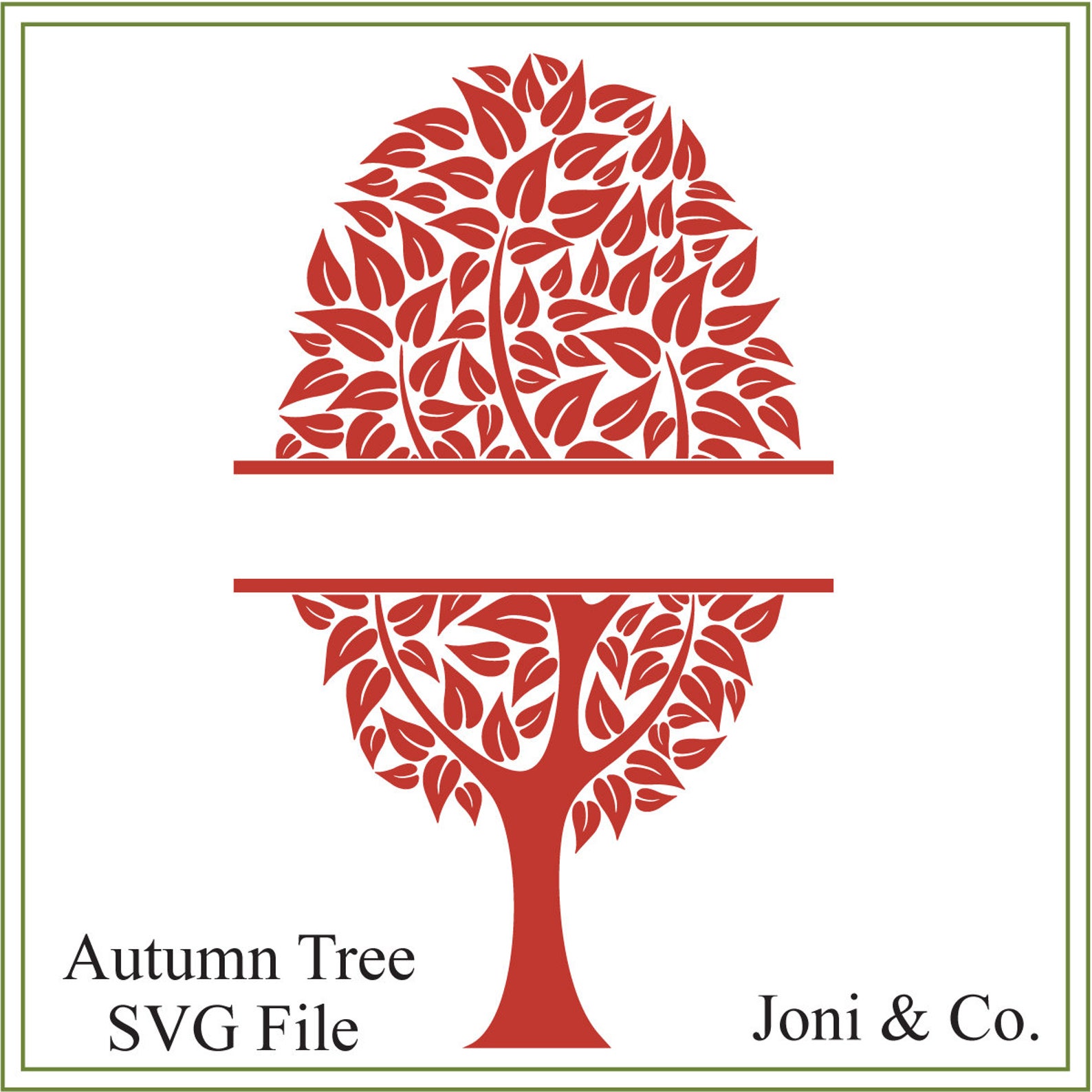 Tree Svg Split Tree Svg Wedding Svg Nature Svg Family Tree | Etsy