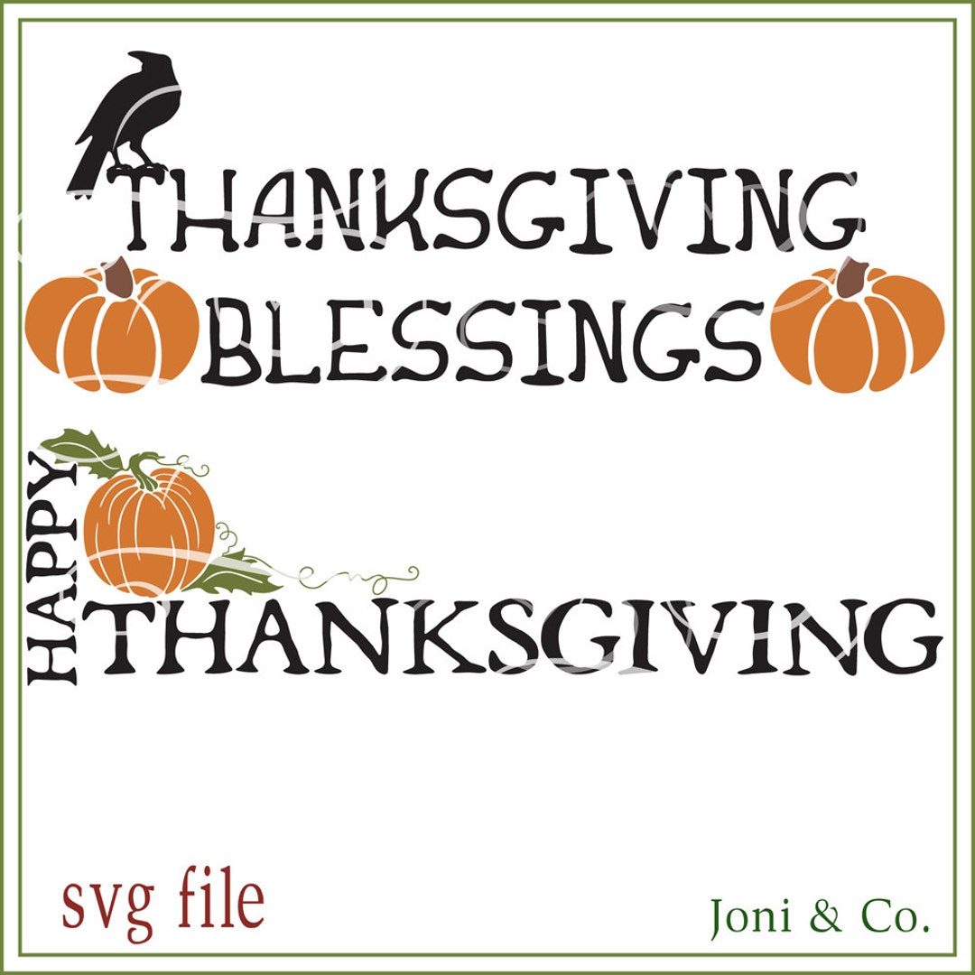 Thanksgiving, SVG, Thanksgiving, Primitive, Pumpkin, Crow, Fall ...