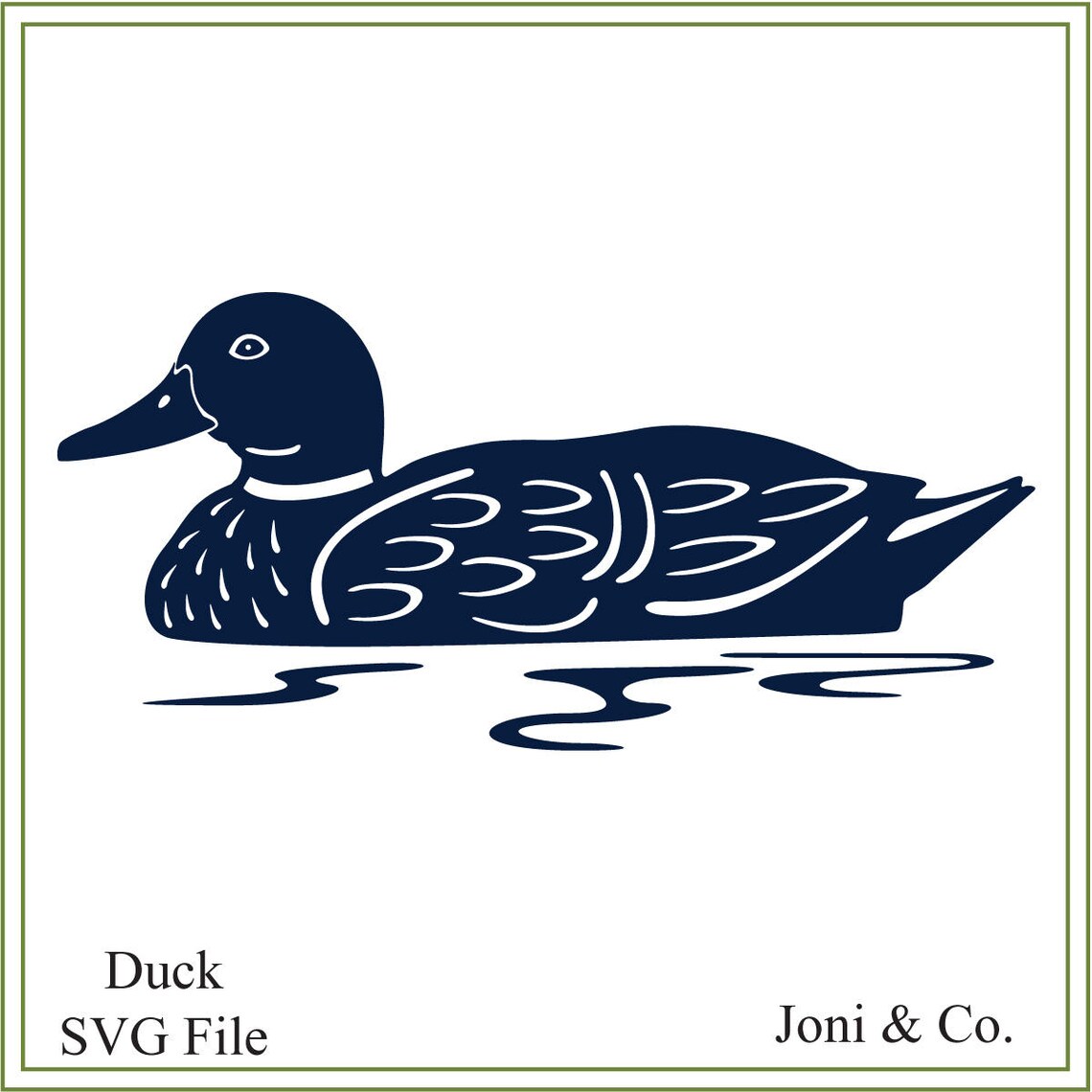 Duck Svg, Wildlife Svg, Mallard Svg, Printable, Vinyl, Greeting Cards ...