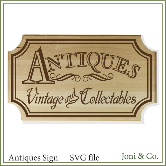 Antiques And Collectables Sign