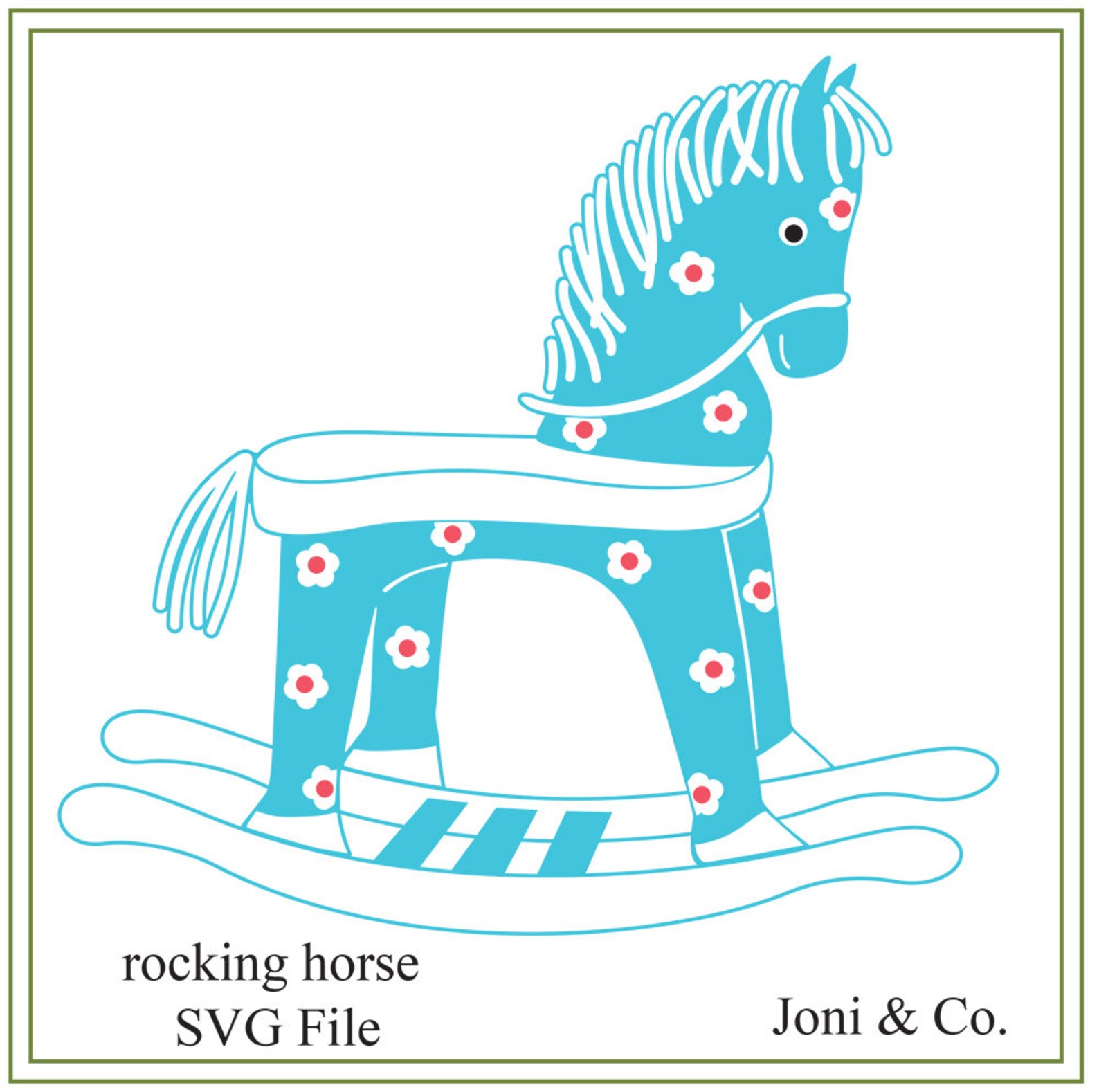 Rocking Horse Svg Horse Svg Children Svg Kids Baby Svg | Etsy