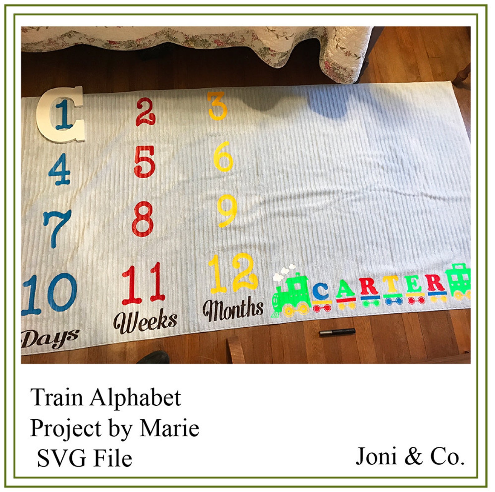 Train Alphabet SVG File, Childrens Alphabet, Kids Alphabet Svg, Vinyl ...