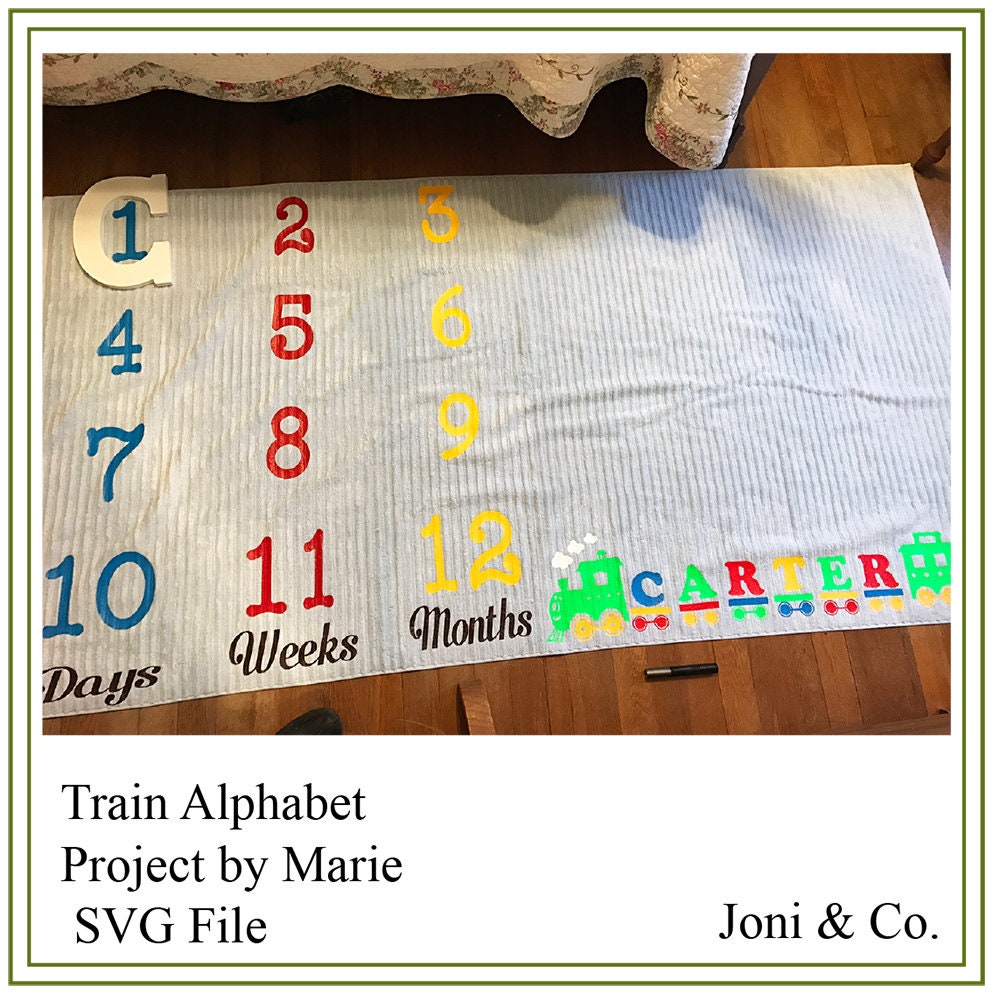 Train Alphabet SVG file Childrens alphabet Kids alphabet | Etsy