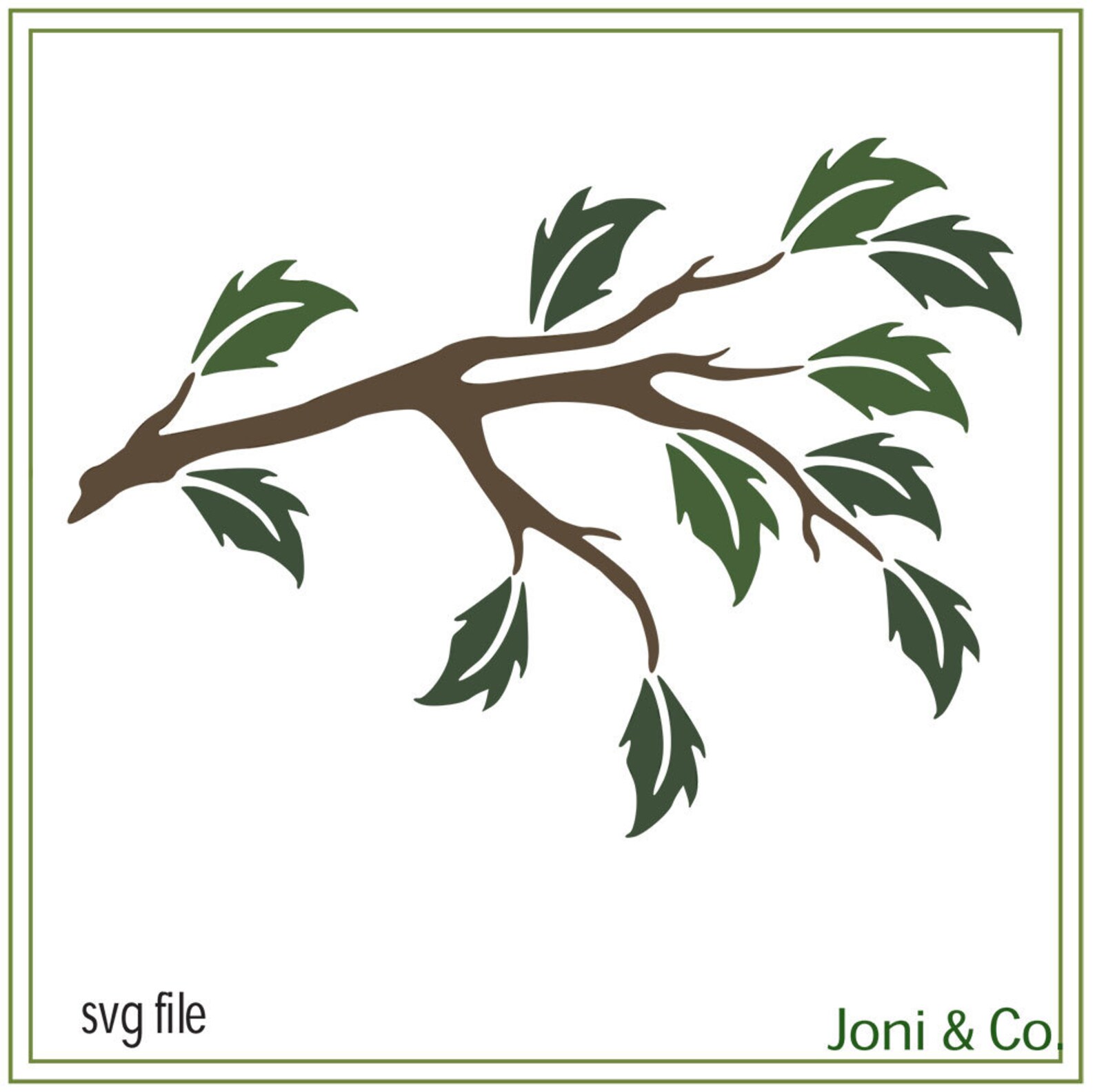 Rama svg Rama de árbol Diseño de bloque de vidrio archivo - Etsy España
