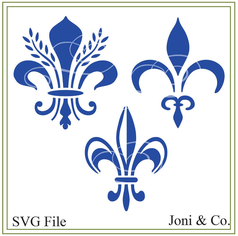 Fleur De Lis Svg French Svg French Cutting File Use for - Etsy