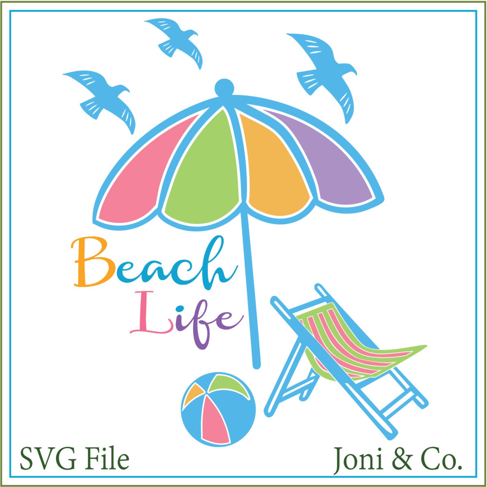 Beach SVG Beach Life Svg Beach Signs Iron on Transfer - Etsy