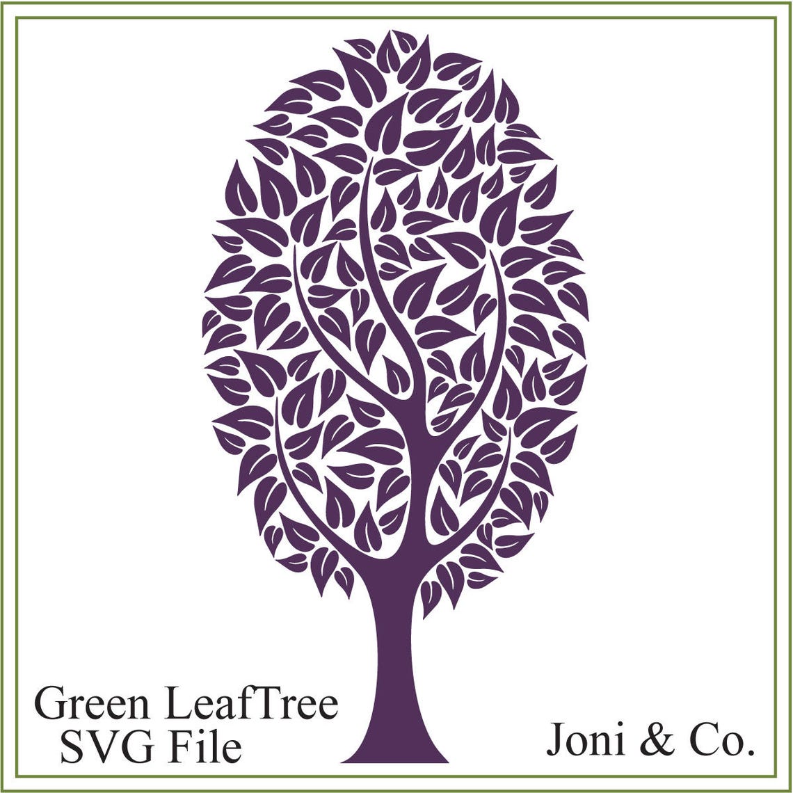 Tree Svg Green Tree Svg Wedding Svg Nature Svg Family Tree - Etsy