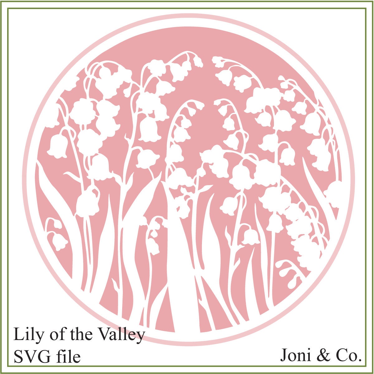 Lily of the Valley SVG, Flower Svg, Wedding Svg, Printable, Cards ...