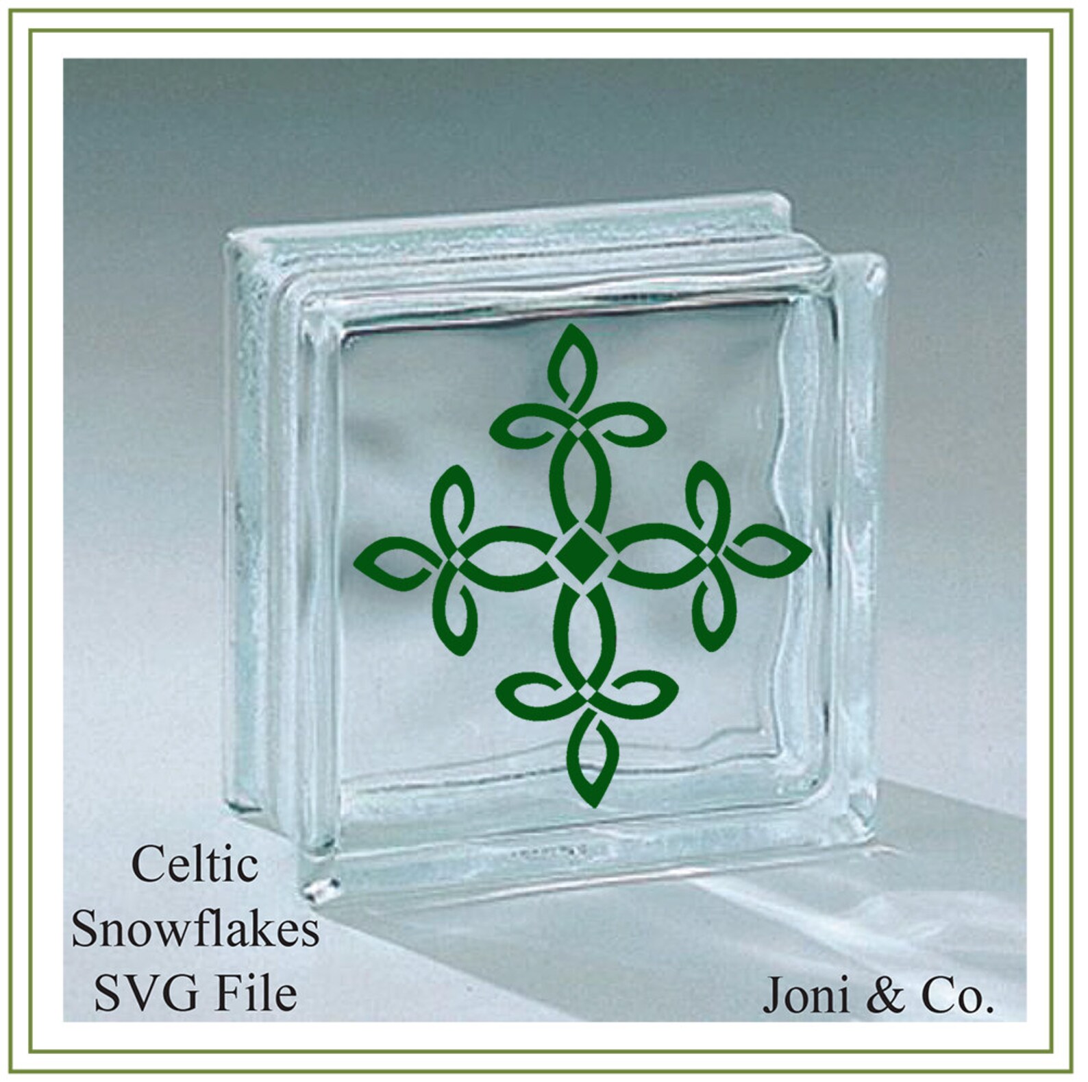 Celtic Snowflakes SVG Irish Svg Cut File SVG Celtic Glass - Etsy