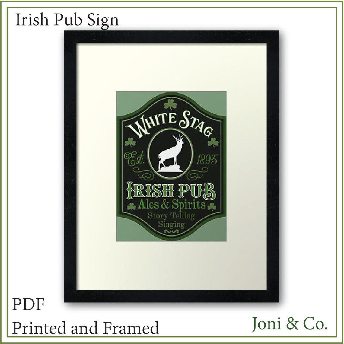 Celtic Svg Irish Pub Sign Svg Download Celtic Pub Sign Svg - Etsy