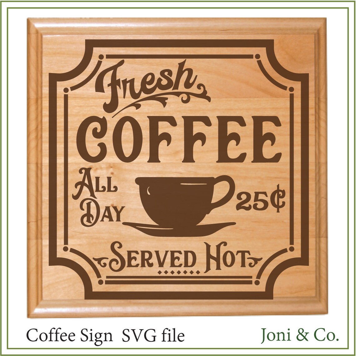 Coffee SVG Coffee Sign Svg Kitchen Svg Printable Kitchen - Etsy Canada