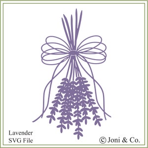 Lavender SVG Lavender Flowers Svg Wedding Svg Monogram - Etsy