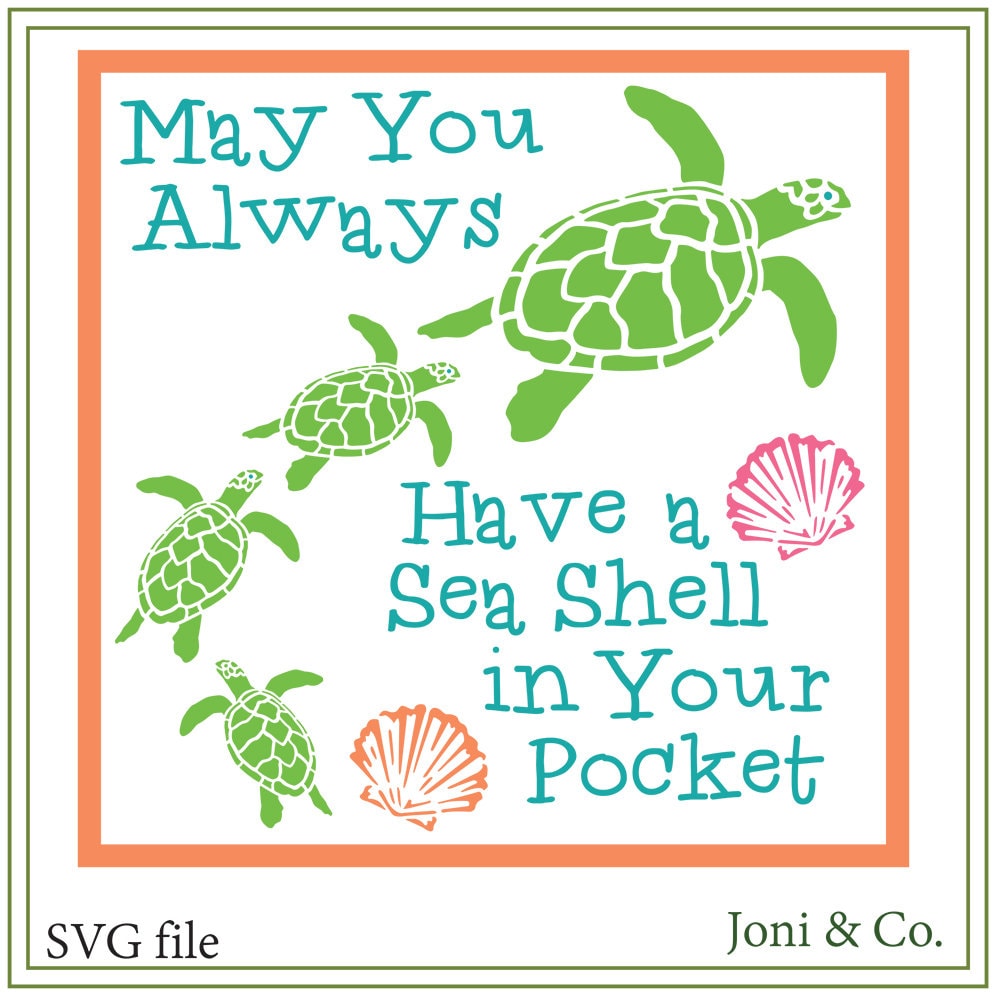 Beach SVG Sea Turtles SVG Beach Signs Glass Blocks Iron on | Etsy