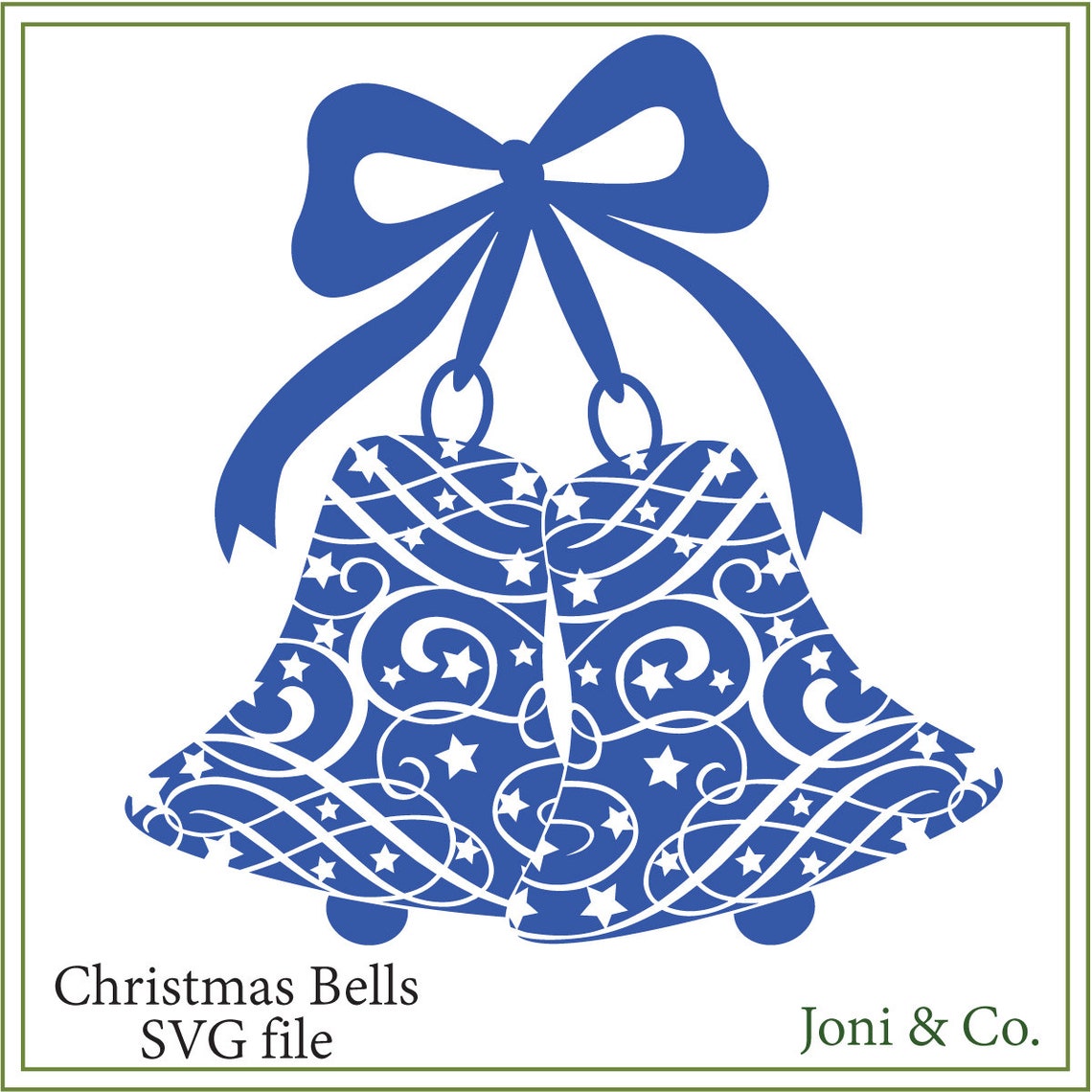 Christmas SVG File, Christmas Bells Svg, Christmas Cards Printable ...