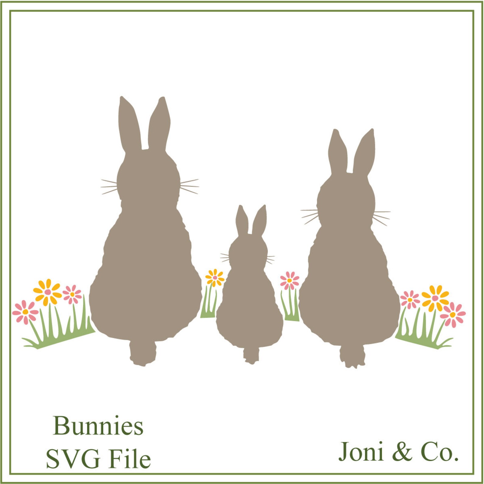 Bunnies Svg Rabbits Svg Rabbit Bunny Baby Printable Baby - Etsy