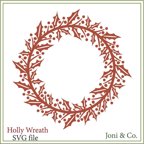 Rustic Wreath Svg Geometric Vector Floral Wreath. SVG, EPS, PNG.