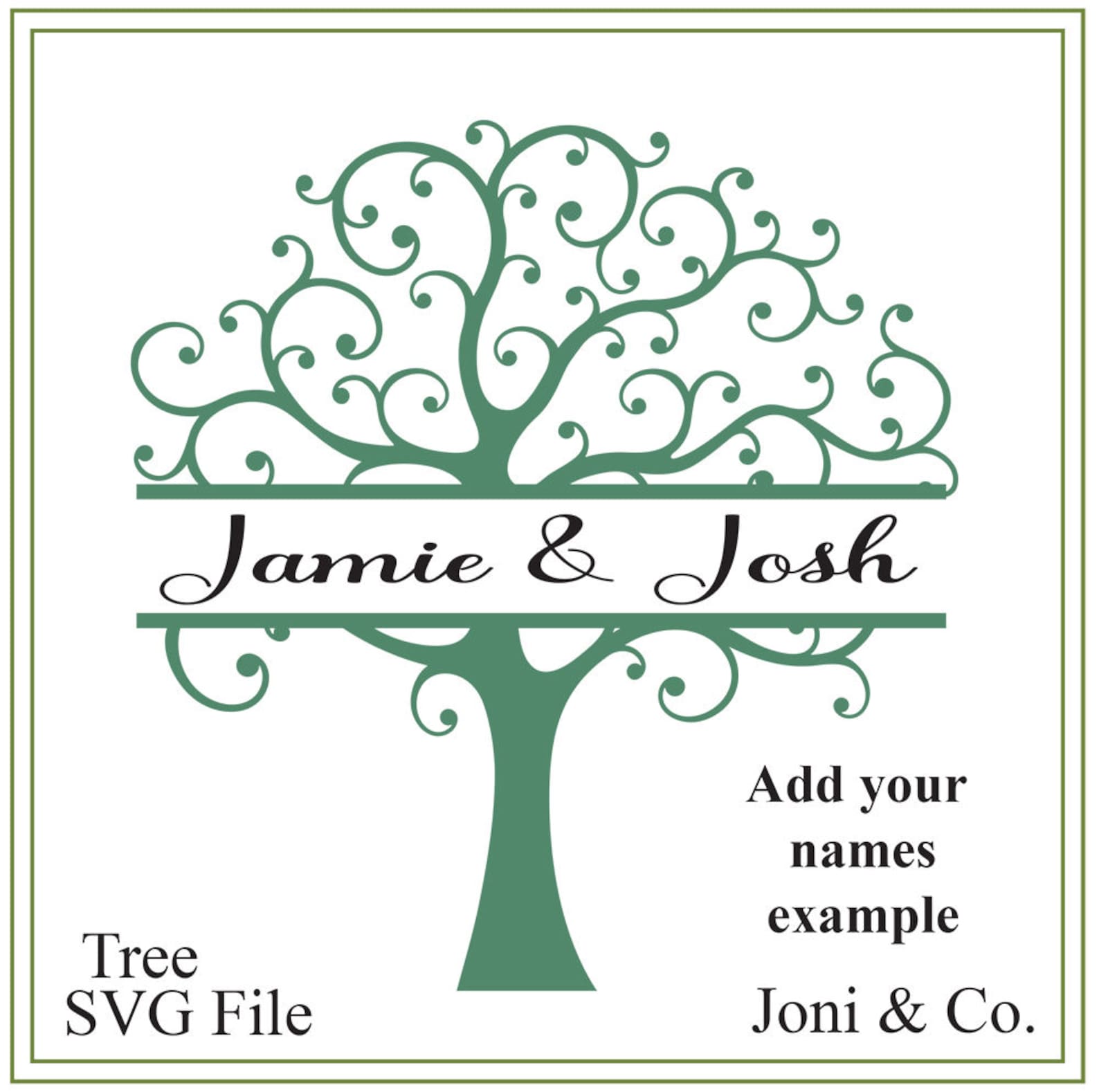 Tree Svg Tree of Life Svg Split Tree Svg Nature Svg Family - Etsy