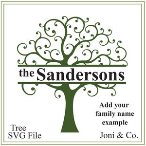 Tree Svg, Tree of Life Svg, Split Tree Svg, Nature Svg, Family Tree Svg ...