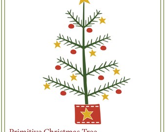 Primitive Christmas svg, Primitive Wreath svg,,,tarjetas de Navidad ...