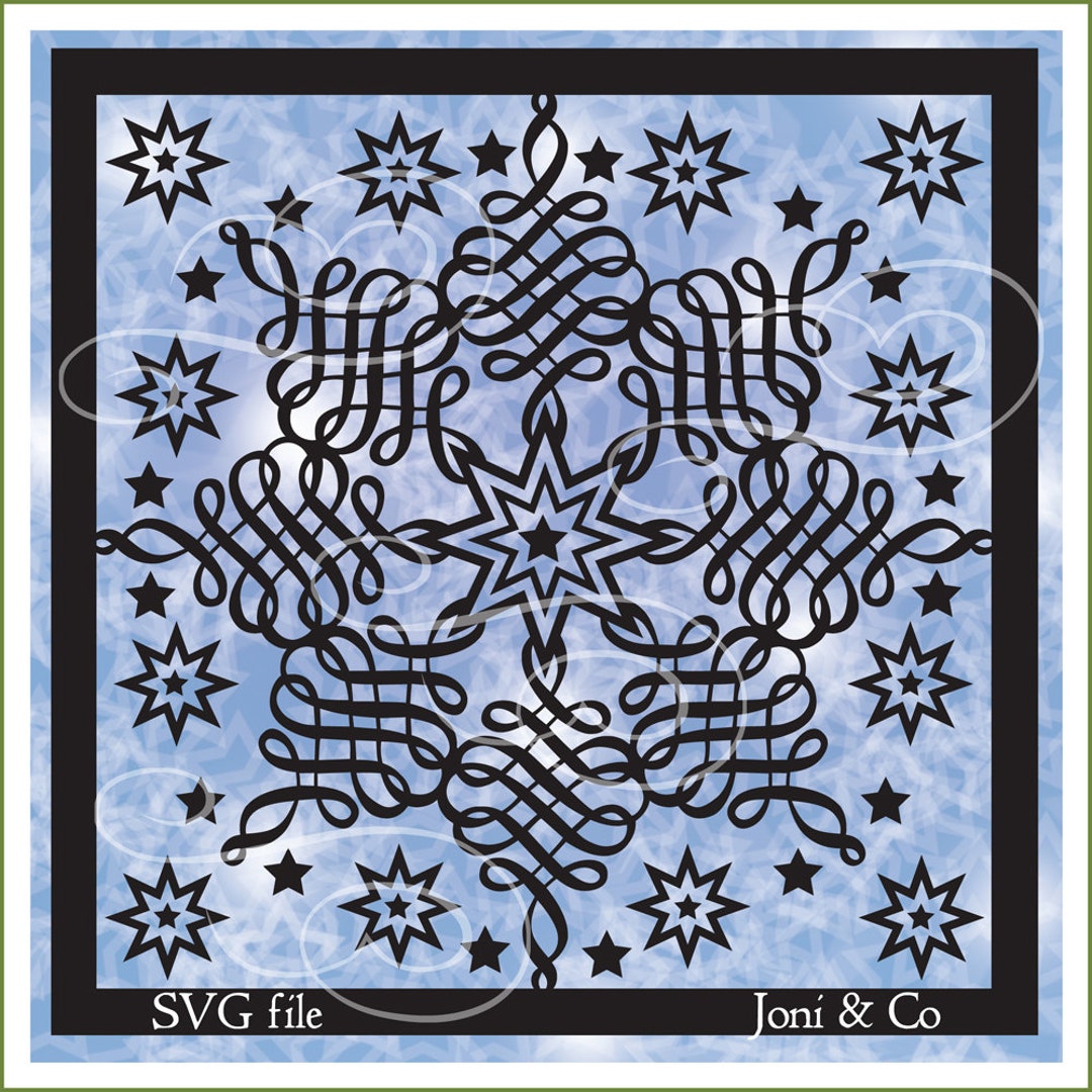 Christmas Glass Block SVG File, Snowflake Svg, Glass Block SVG Cut File ...