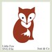 Fox SVG, Little Fox Illustration SVG, Greeting Cards, Party Invitations ...