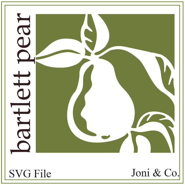 Pear Svg - Etsy