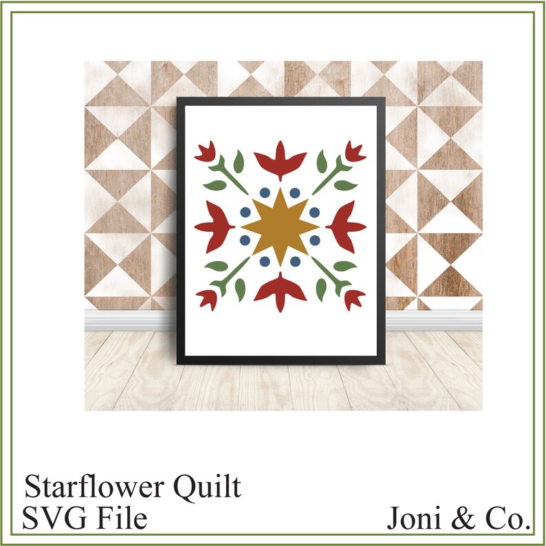 Quilt SVG Starflower Quilt Svg Quilting Svg Iron on - Etsy