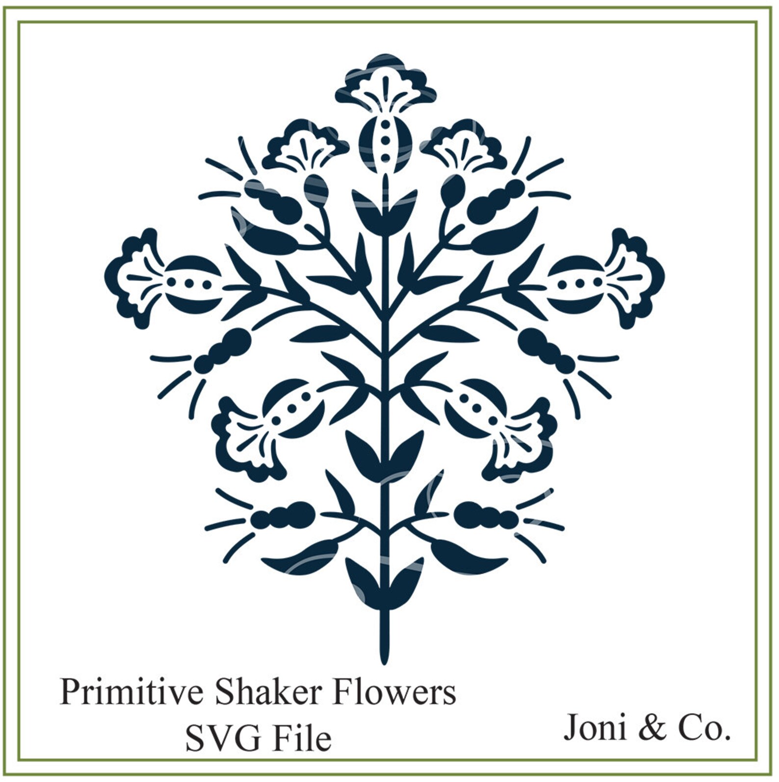 Primitive SVG File Download Primitive Flowers SVG Shaker - Etsy