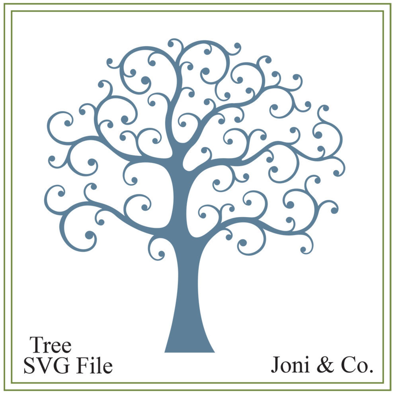 Tree Svg, Whimsical Tree Svg, Wedding Svg, Nature Svg, Family Tree Svg ...