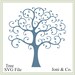 Tree Svg, Whimsical Tree Svg, Wedding Svg, Nature Svg, Family Tree Svg ...