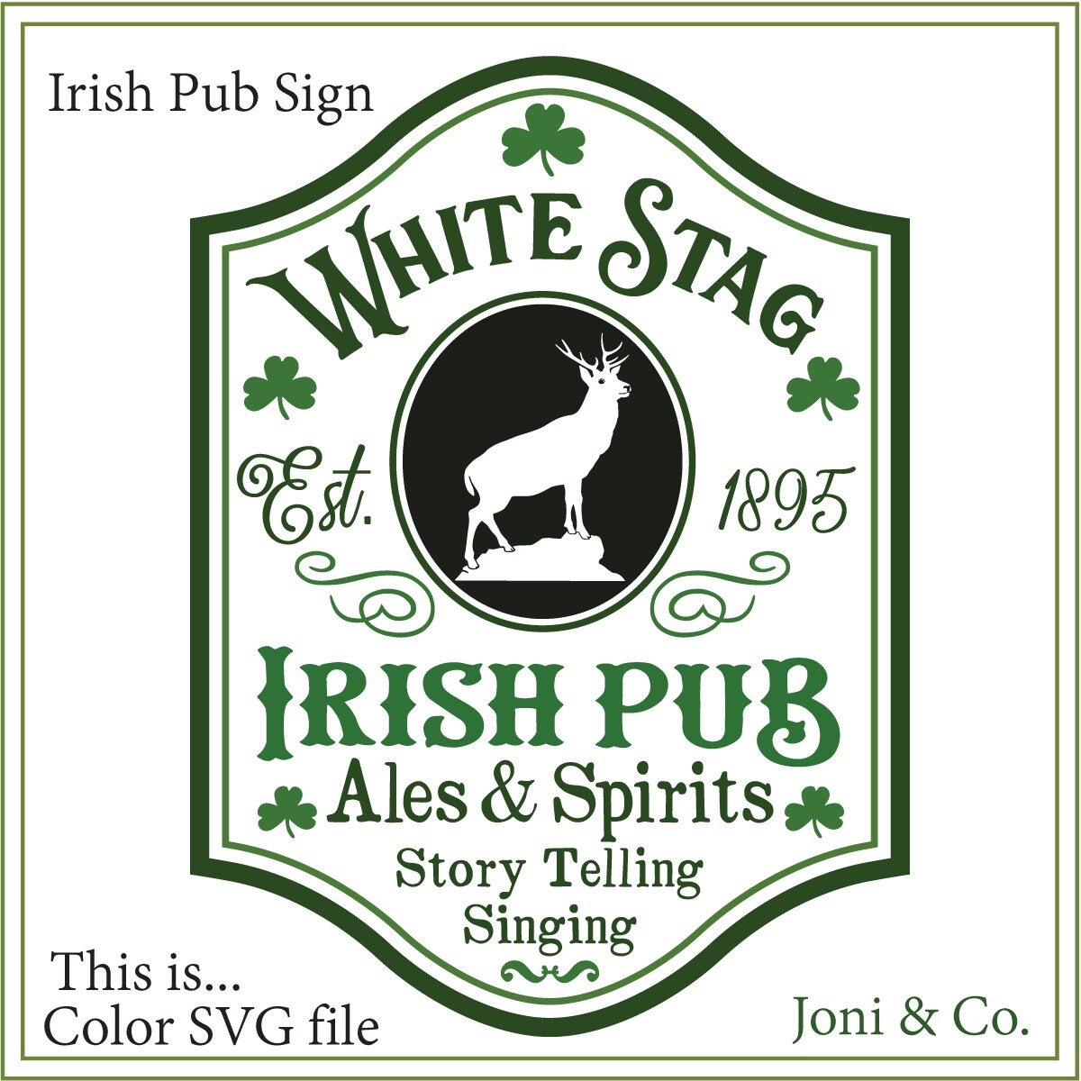 Celtic Svg Irish Pub Sign Svg Download Celtic Pub Sign Svg - Etsy