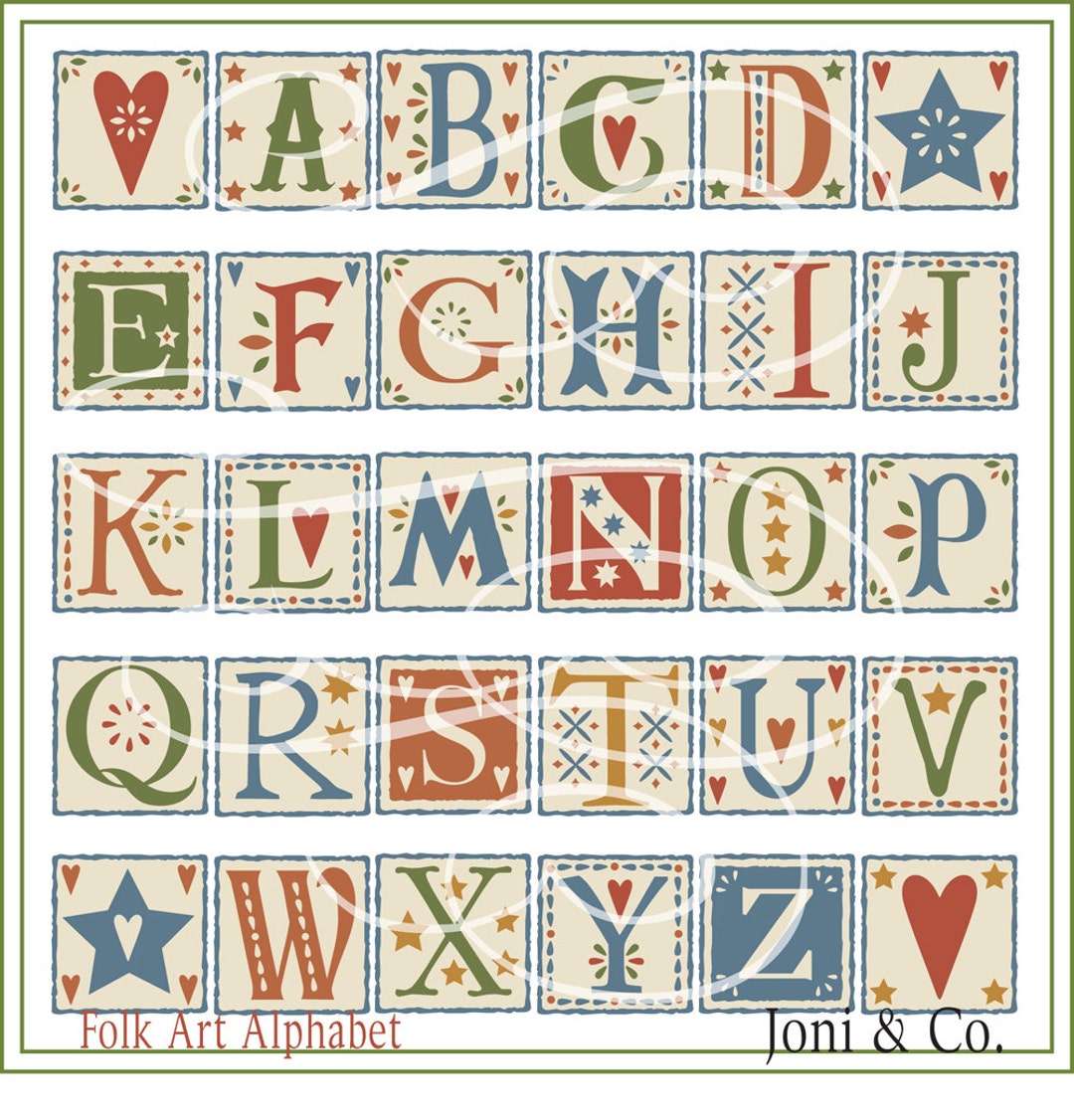 Alphabet Download, Scrapbook, Cards, Signs, Primitive Alphabet ...