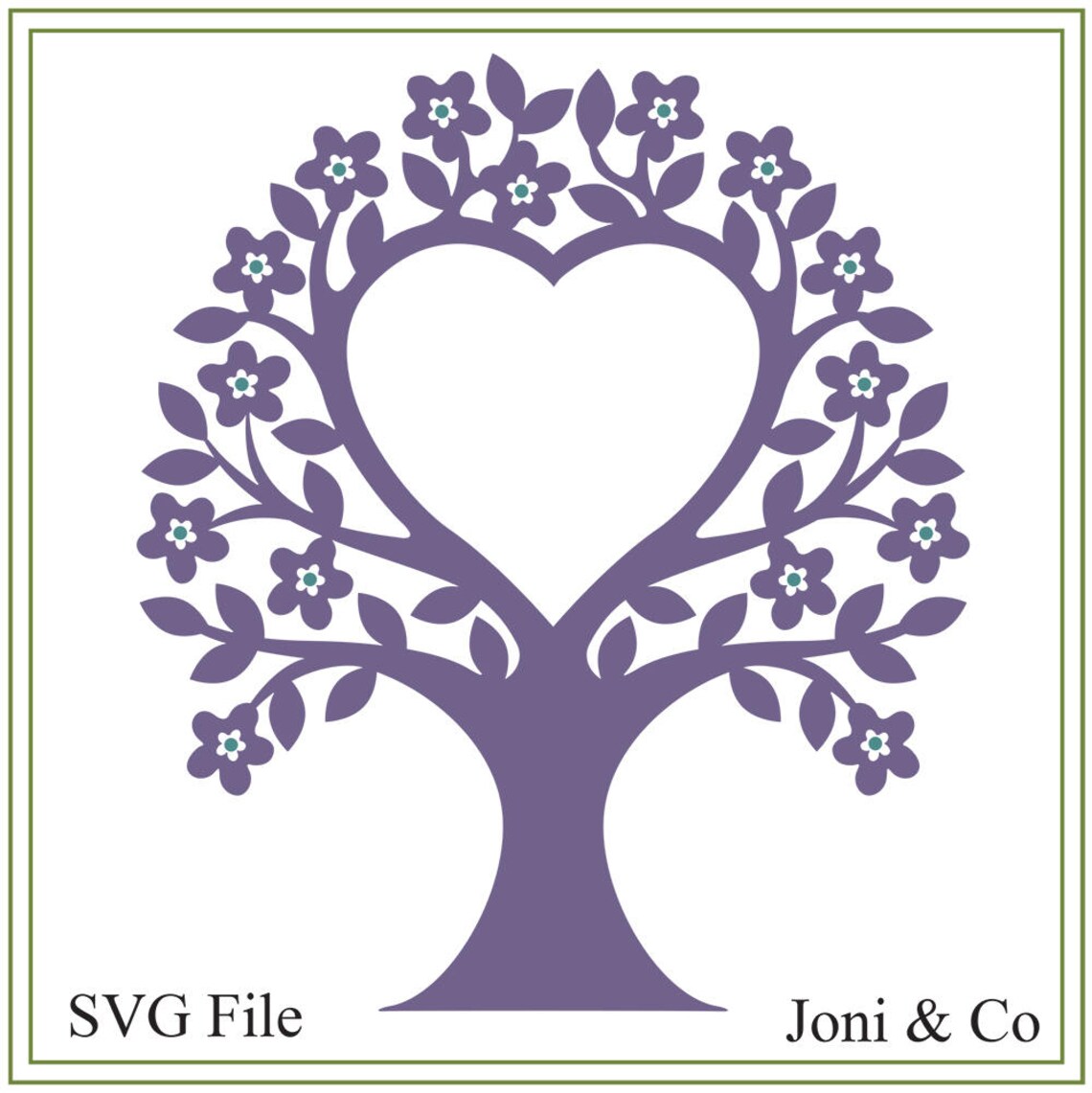 Wedding Tree Svg Wedding Invitation SVG Tree Svg Printable - Etsy