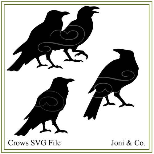 Crow SVG File Download Primitive SVG Glass Block Design - Etsy
